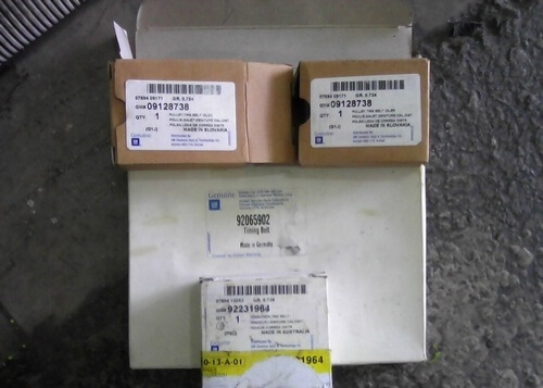 Chevrolet Captiva 2.4. timing belt self-replacement photo manual