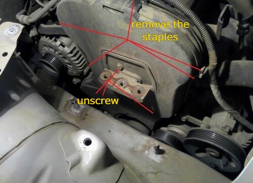 Chevrolet Captiva 2.4. timing belt self-replacement photo manual